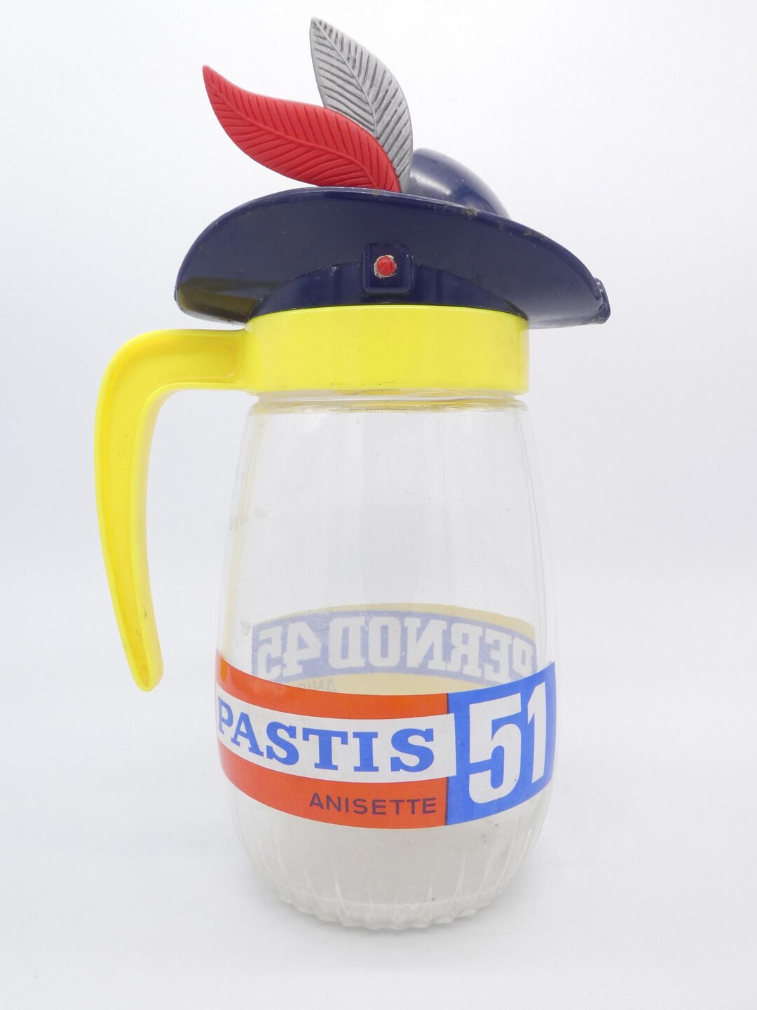 Vintage Pastis 51 Pernod Water Pitcher | Advertising Jug Anisette Hat ...