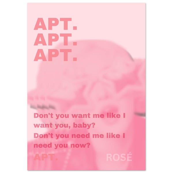 Rose Apt Poster - Etsy