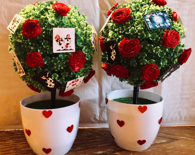 Alice in the Wonderland Rose Bush’s Tree - Etsy