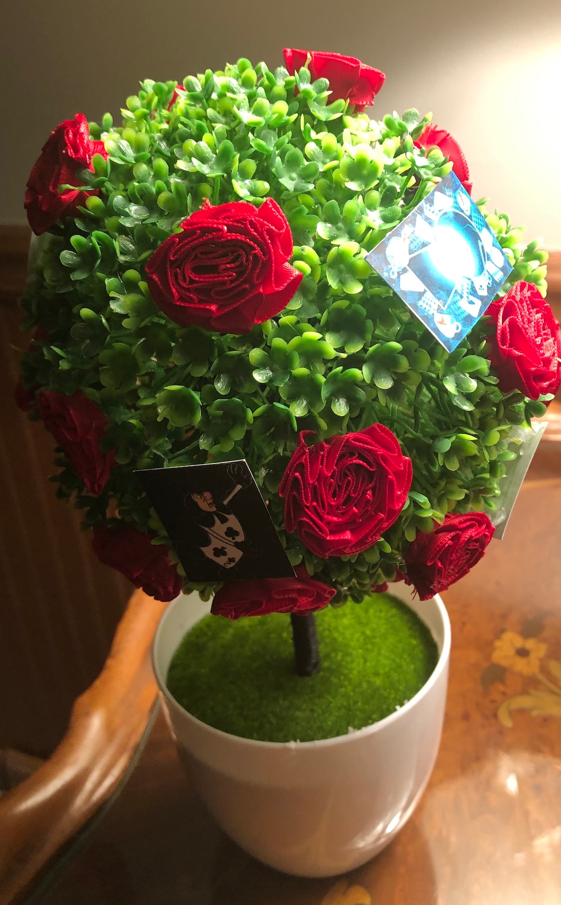 Alice in the Wonderland Rose Bushs Tree | Etsy