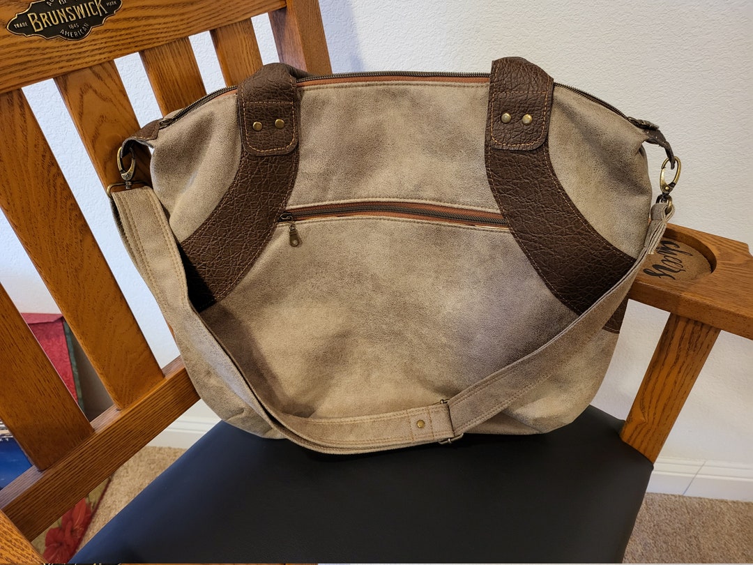 The Amy Bag, Large Shoulder Bag, Market Bag, Soft Faux Suede - Etsy