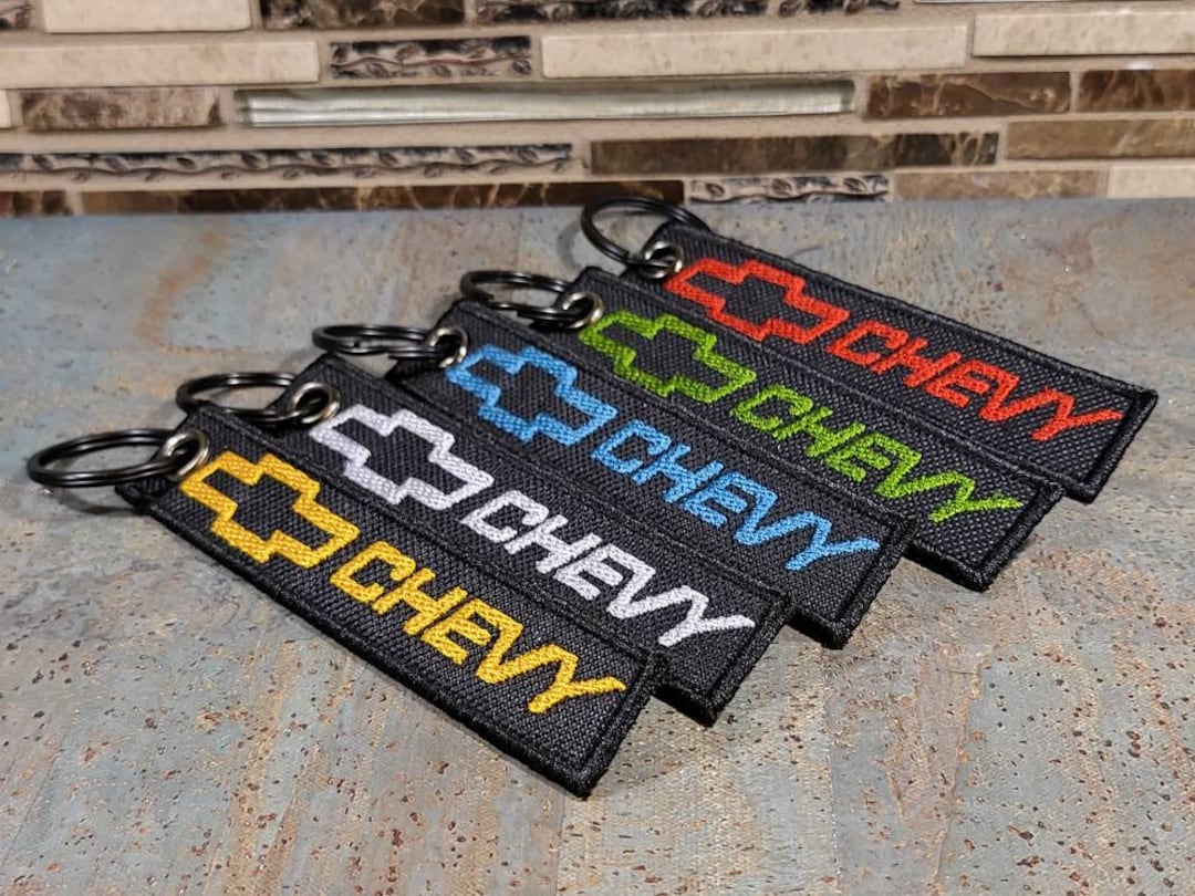 Small Chevy Key Fob, Badge Holder, Gift for Chevrolet Lovers, Custom ...