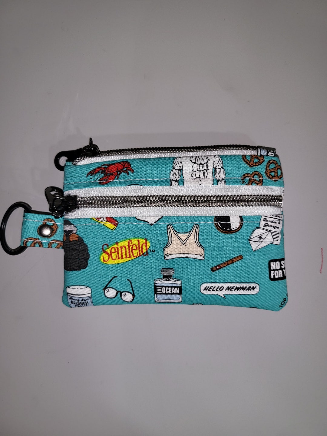 Seinfeld Coin Purse, Credit Card Wallet, Key Fob, Key Ring, Double ...