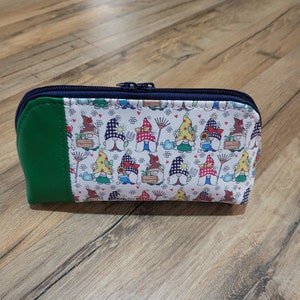 Garden Gnome Logi Pouch, Travel Pouch, Pencil Pouch, Make up Bag - Etsy