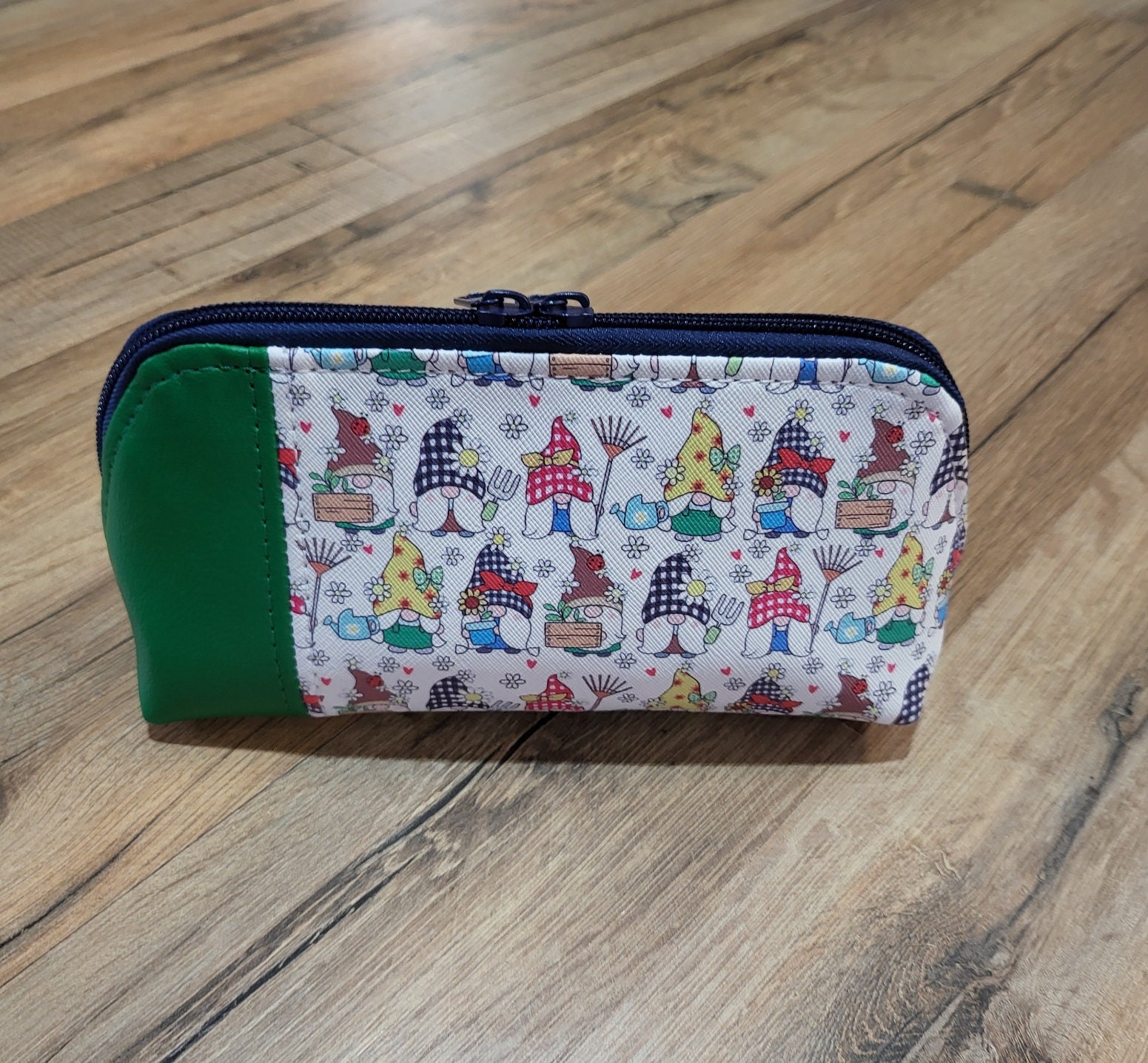 Garden Gnome Logi Pouch, Travel Pouch, Pencil Pouch, Make up Bag - Etsy
