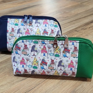 Garden Gnome Logi Pouch, Travel Pouch, Pencil Pouch, Make up Bag - Etsy