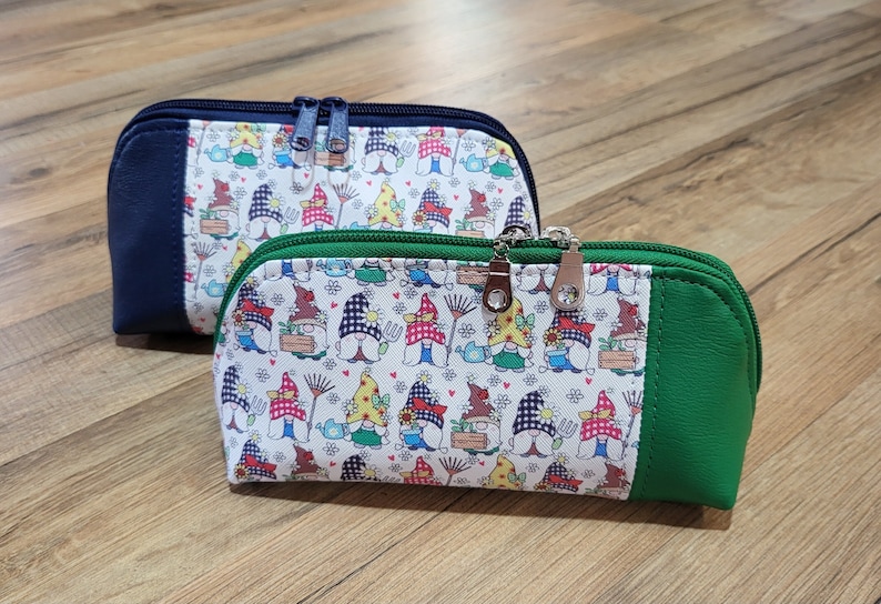 Garden Gnome Logi Pouch, Travel Pouch, Pencil Pouch, Make up Bag - Etsy
