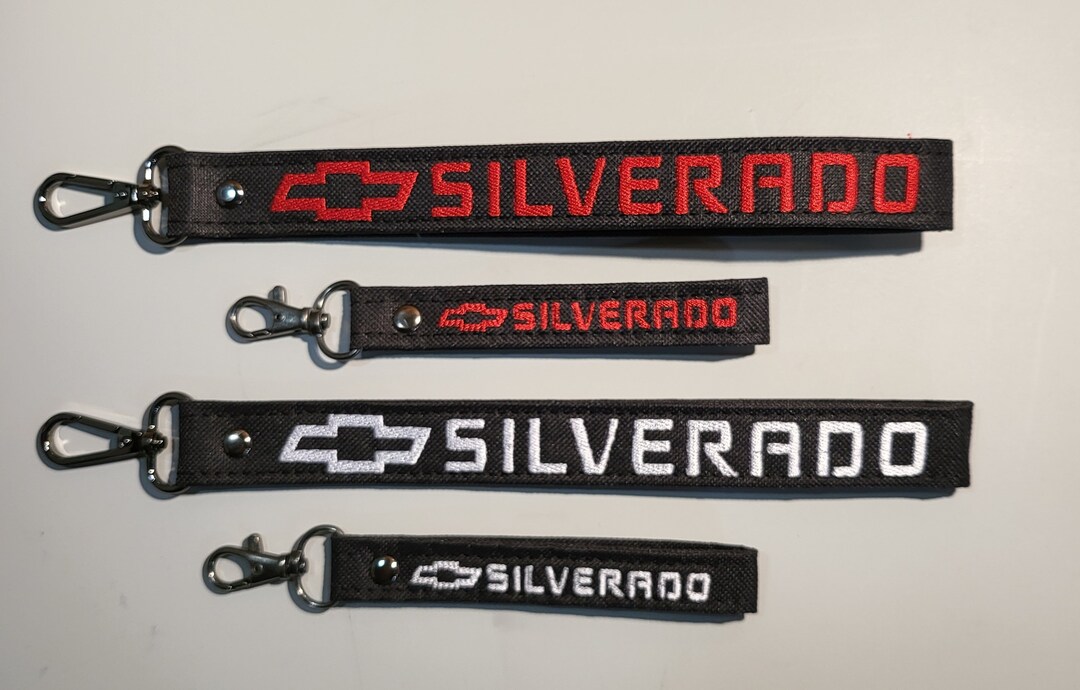 Chevy Silverado Key Fob, Badge Holder, Gift for Silverado Lovers ...