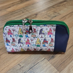 Garden Gnome Logi Pouch, Travel Pouch, Pencil Pouch, Make up Bag - Etsy