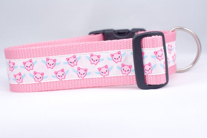 Pigs Fly Dog Collar - 1.5 Inch Wide - Buckle or Martingale Collar ...