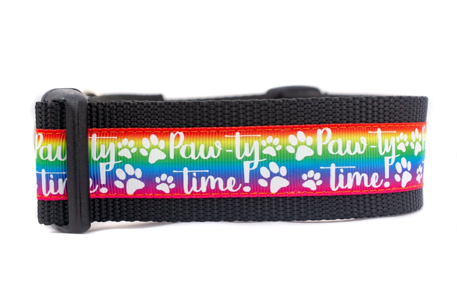 It's Paw-ty Time Dog Collar 1.5 Inch Wide Collar - Etsy