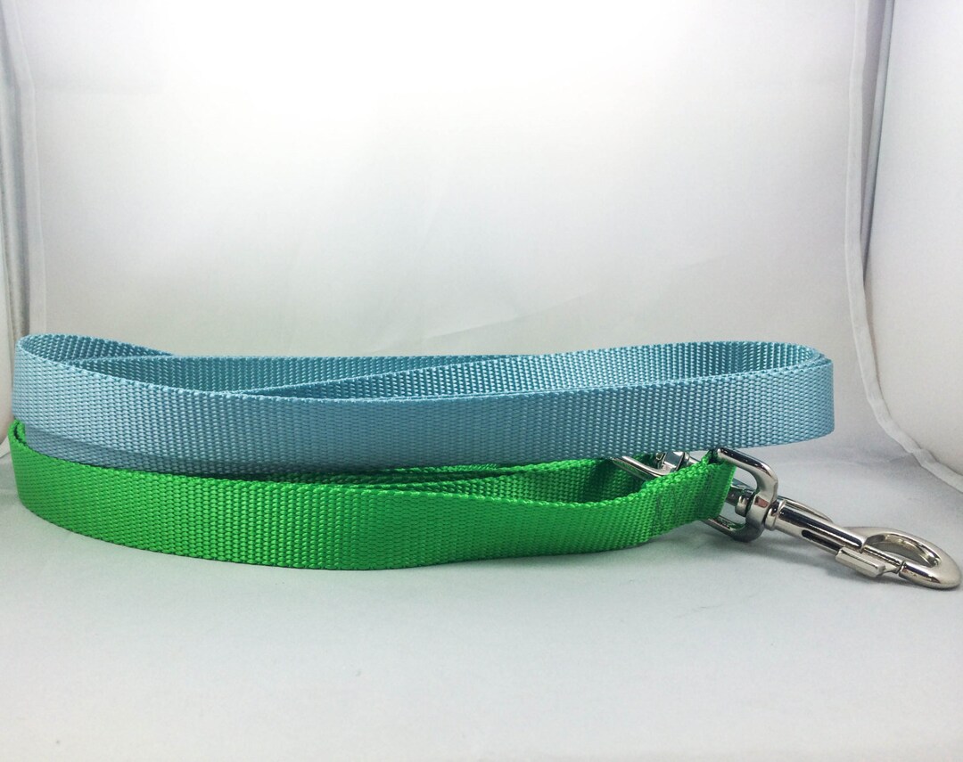 Nylon Dog Leash, 1 Inch Wide, 14 Color Choices, Black, Blue, Orange ...