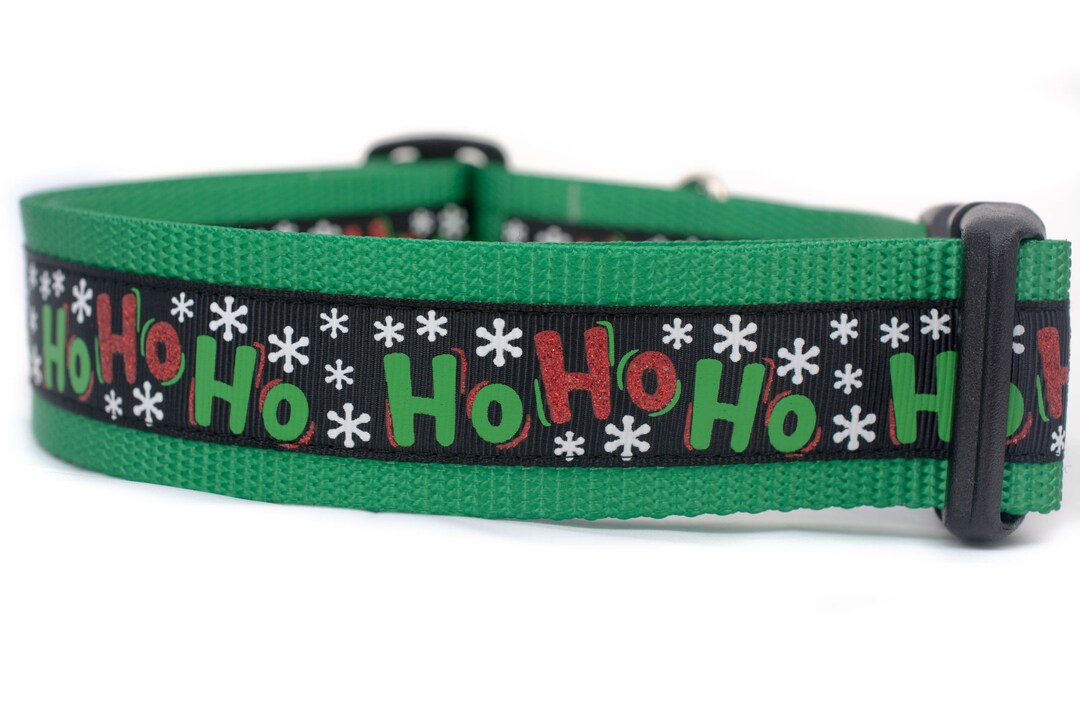 Ho Ho Dog Collar Winter Dog Collar 1.5 Inch Wide - Etsy