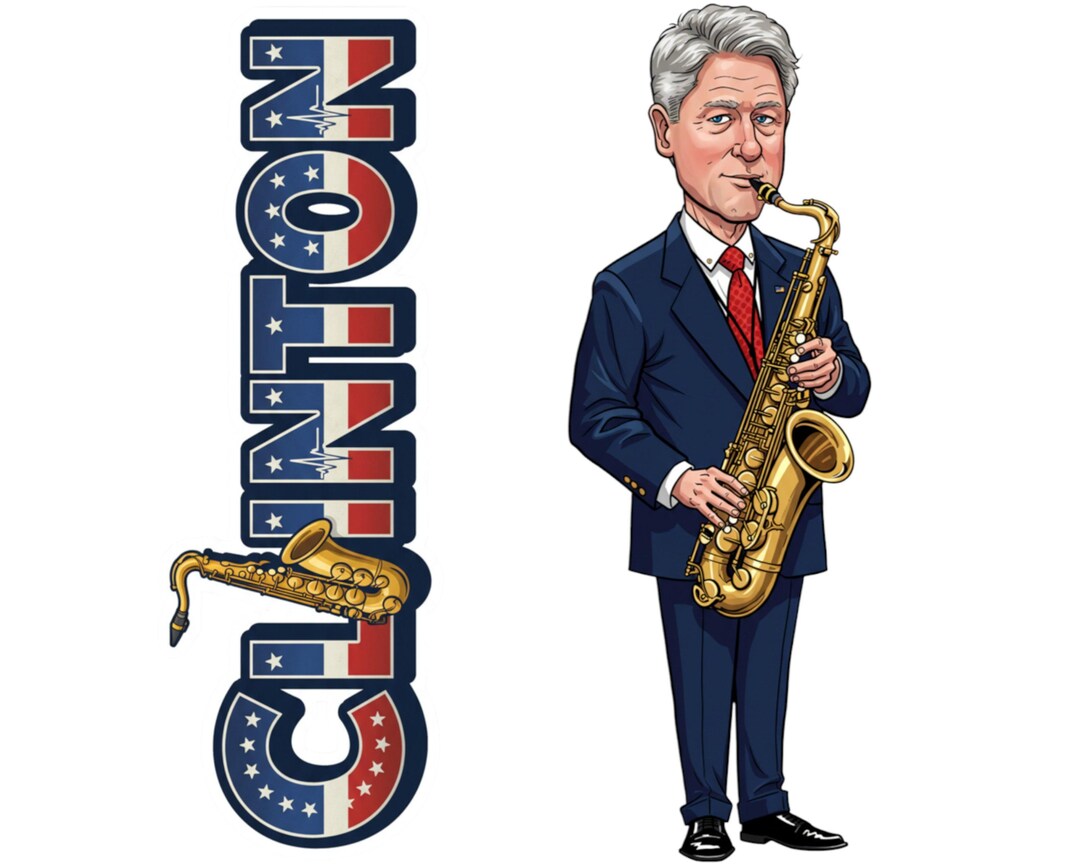 Bill Clinton Sticker and Magnet - the Comeback Kid Histkins™ – 42nd U.S ...