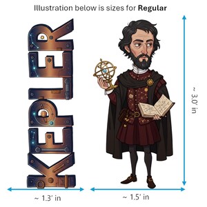 Kepler Sticker and Magnet – Lawgiver of the Heavens Scikins ...
