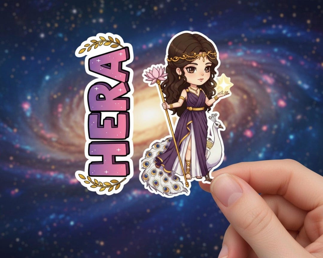 Hera Sticker and Magnet – Basileia Mythkins™ – Queen of the Gods and ...