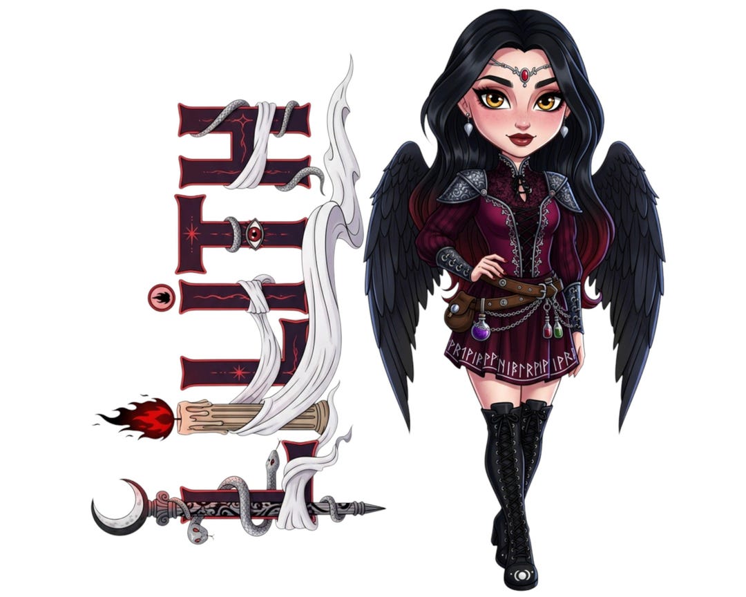 Lilith Sticker and Magnet - Queen of the Night Biblikins™ – Primordial ...