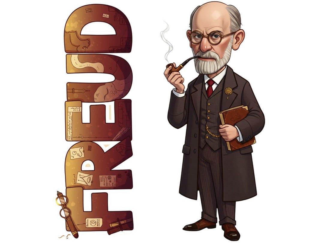 Freud Sticker and Magnet – Father of Psychoanalysis Scikins™ – Founder ...