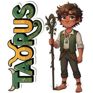 Taurus Sticker and Magnet - the Earthly Steward Horoskins™ – Zodiac ...
