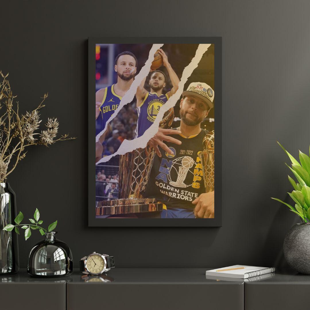 Steph Curry Golden State Warriors Basketball Poster Print GSW - Etsy