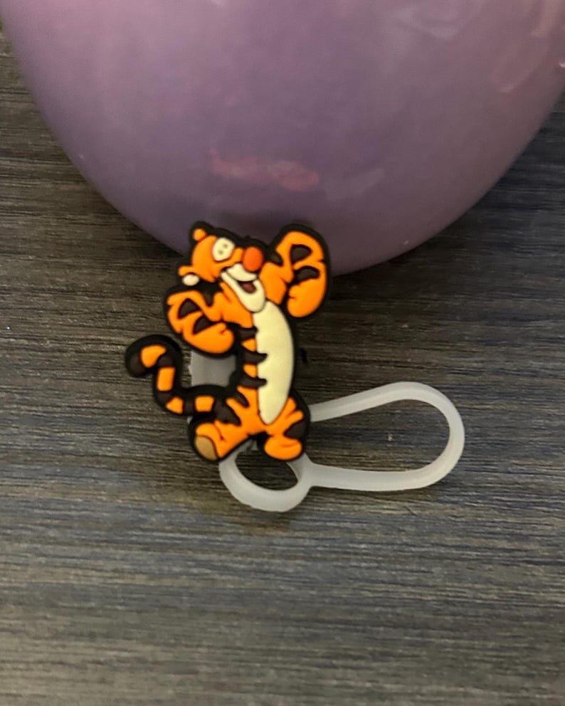 Winnie the Pooh Tigger Straw Topper Fits 20, 30 or 40 Oz Stanley and ...