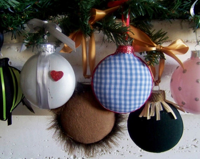 WIZARD OF OZ HANDMADE COLLECTIBLE ORNAMENTS SET OF 6 - Etsy