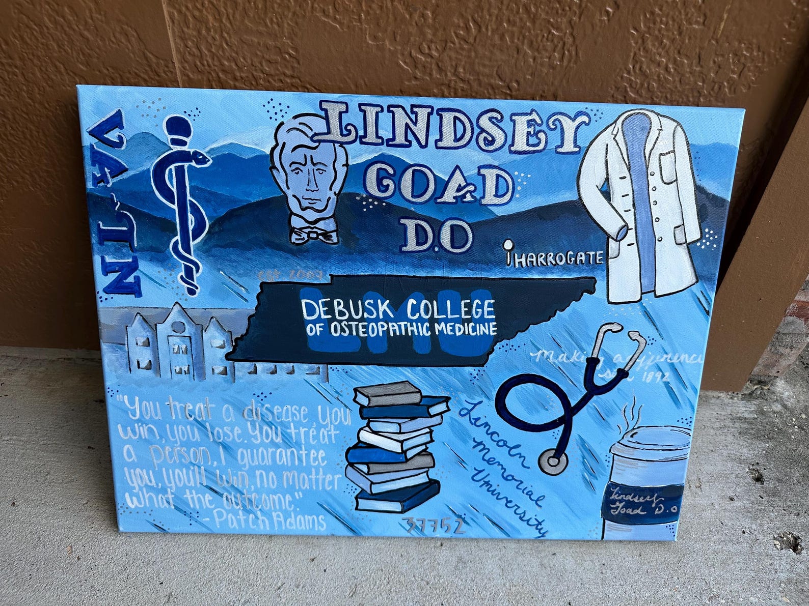 Custom College Canvas - Etsy