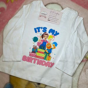 Personalized Custom Ms Teacher Birthday Outfit Overalls & T-shirt Set ...