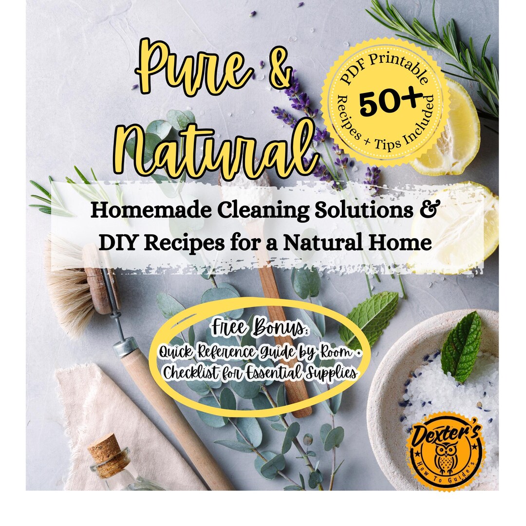 DIY Green Cleaning Recipes: Natural Home Cleaning Guide (digital ...