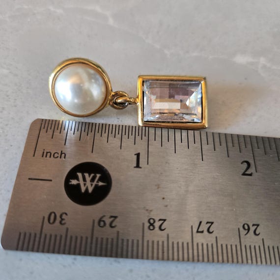 Vintage Napier Starlight Faux Pearl and Faceted Swavo… - Gem