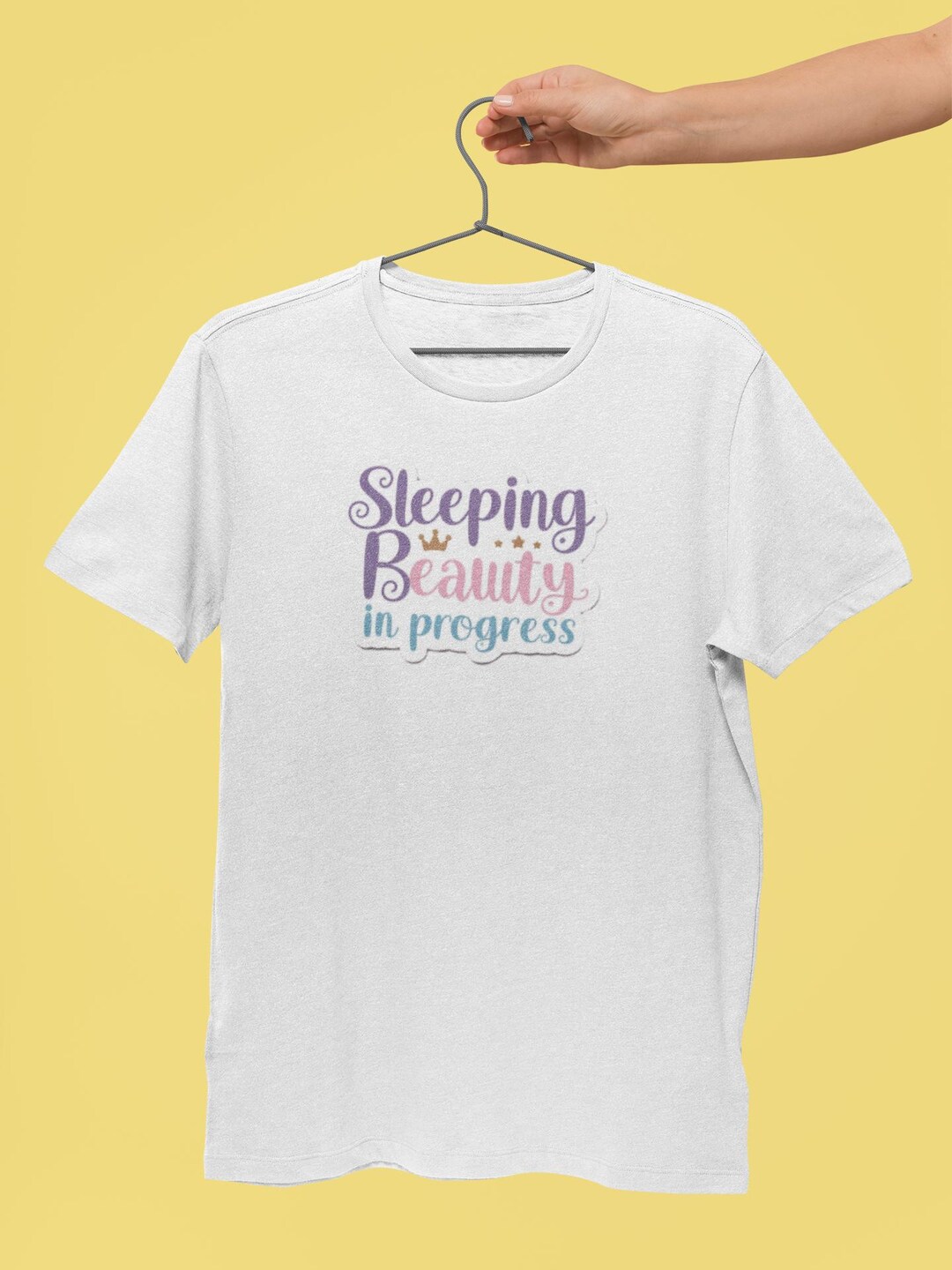 Cute Cozy Nap Shirt - Sleeping Beauty in Progress T-shirt, Aesthetic Sleepwear & Relaxation Tee ...