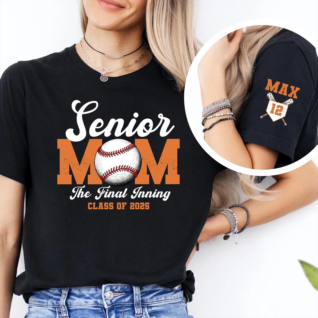 Custom Senior Baseball Mom Png, Personalized Mama Png, Custom Mama Png ...