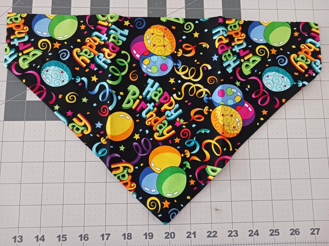 Birthday Dog Bandana, Balloons, Adoption Day, Gotcha Day - Etsy