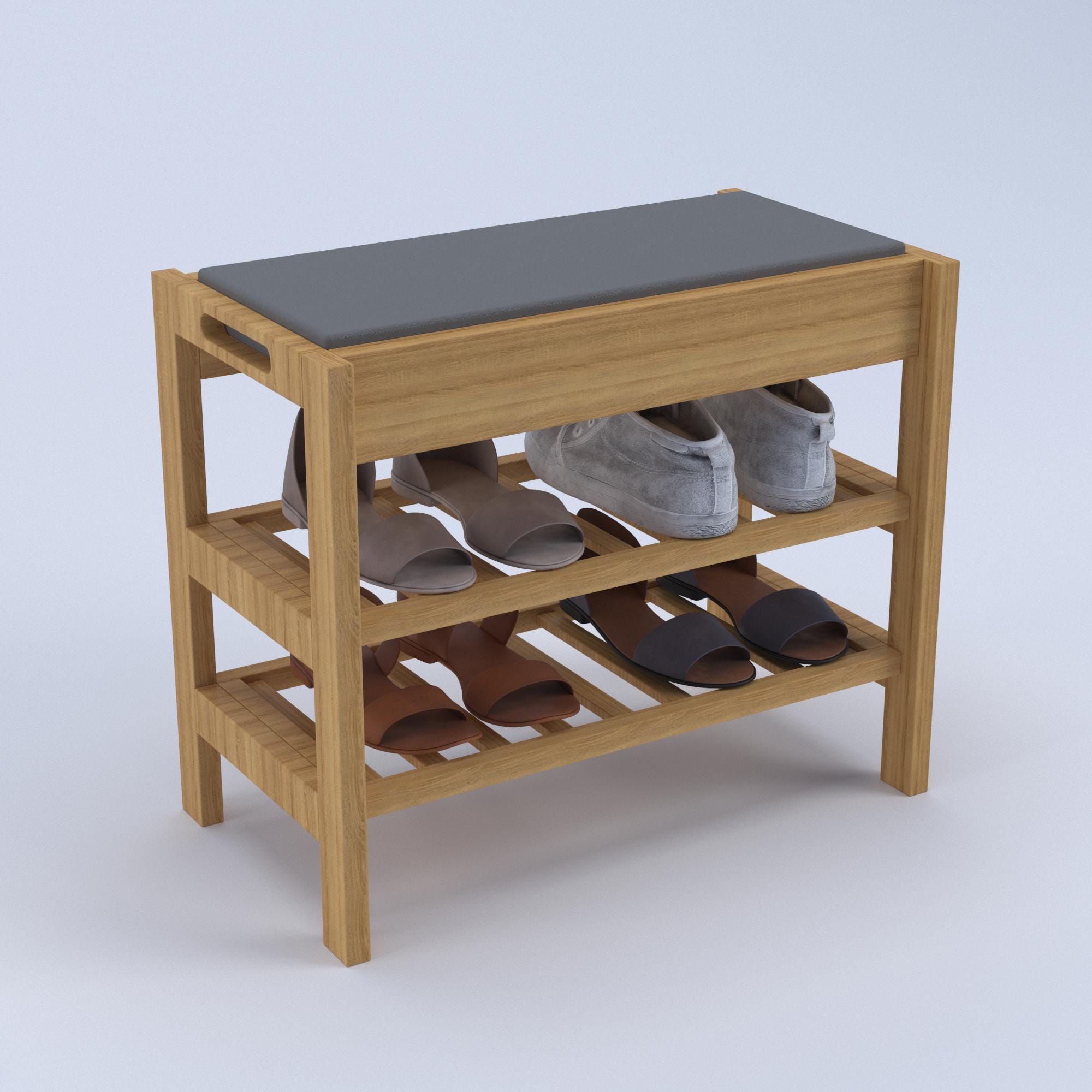 2 Tier Shoe Rack | Two Shelf Shoe Rack | DIY Shoe Rack | DIY Wooden ...