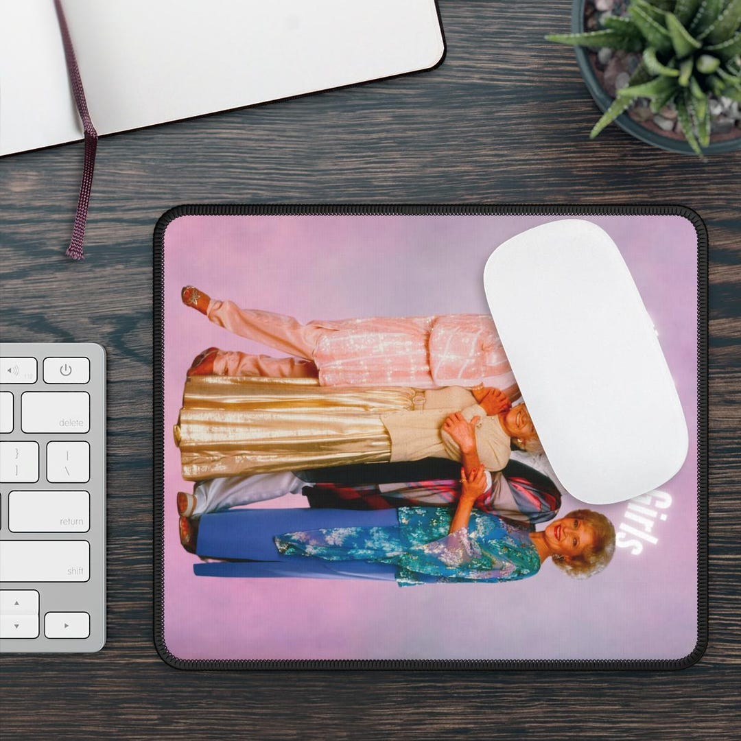 The Golden Girls Gaming Mouse Pad Rose Blanche Sophia Dorothy Rose Tech ...