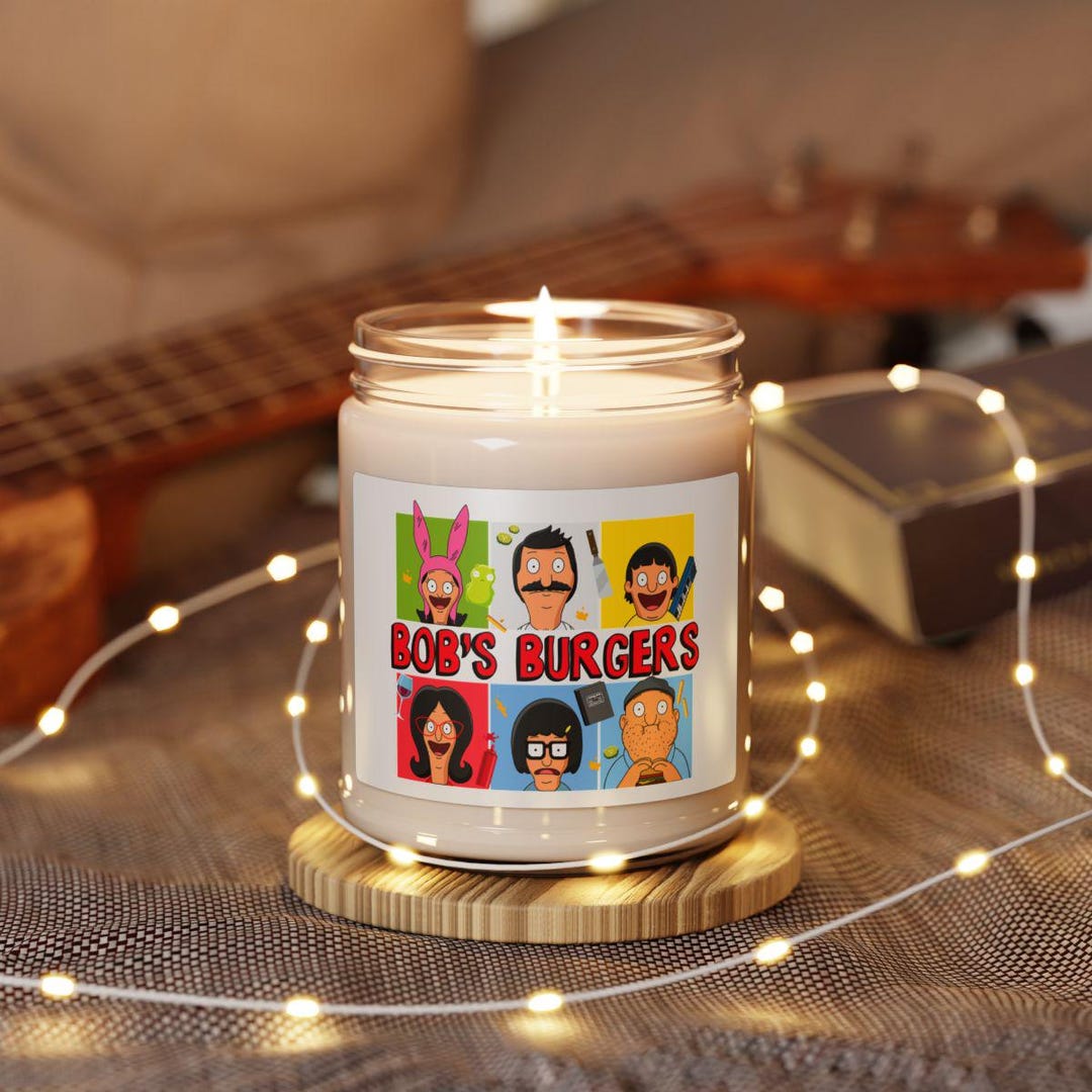 Bob's Burgers Candle | Bob Linda Gene Louise Tina Belcher Teddy Scented ...