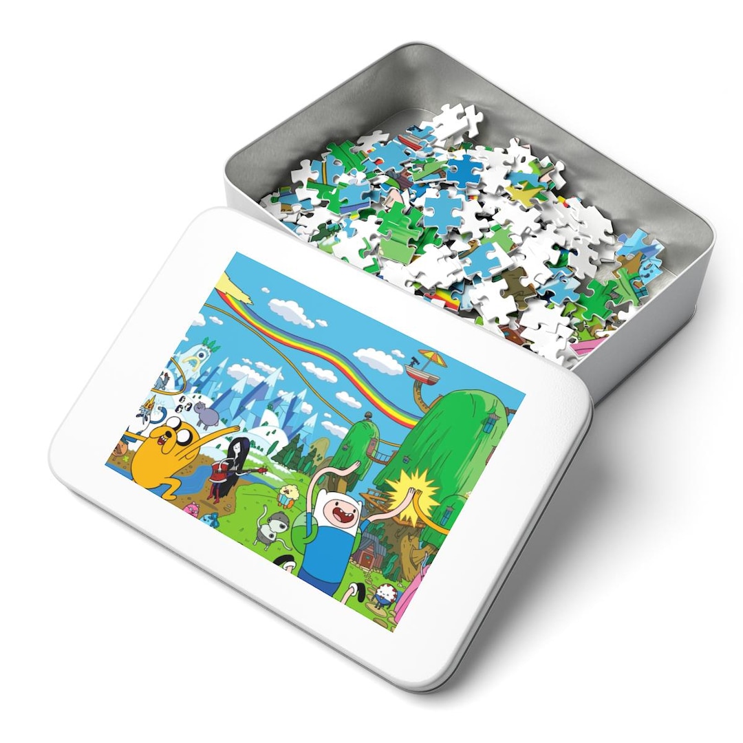 Adventure Time Puzzle | Jigsaw Puzzle Finn Jake Board Game Fun Gift for ...