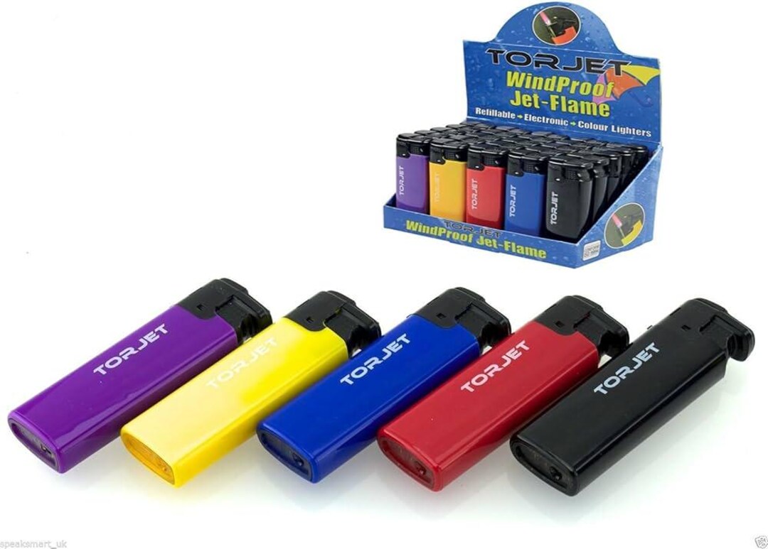 5 X Torjet Jet Flame Lighters - Etsy