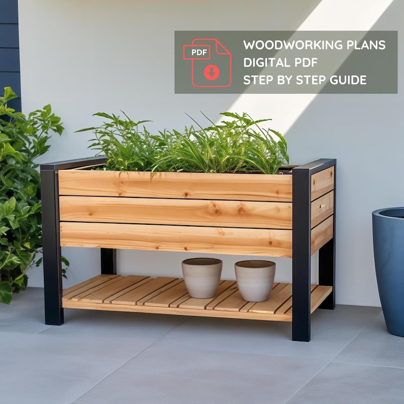 Large Storage Garden Box - Etsy