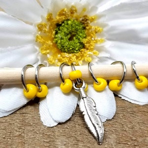 Yellow Beaded Hair Rings Loc Braid Rings Loc Sprinkles | Etsy