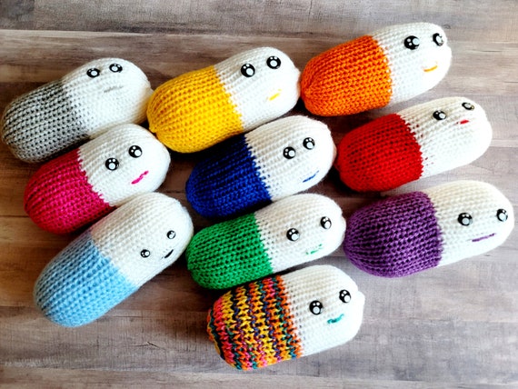 Chill Pill Plushie Toy Sensory Gifts Adult Gag Gift Stress - Etsy