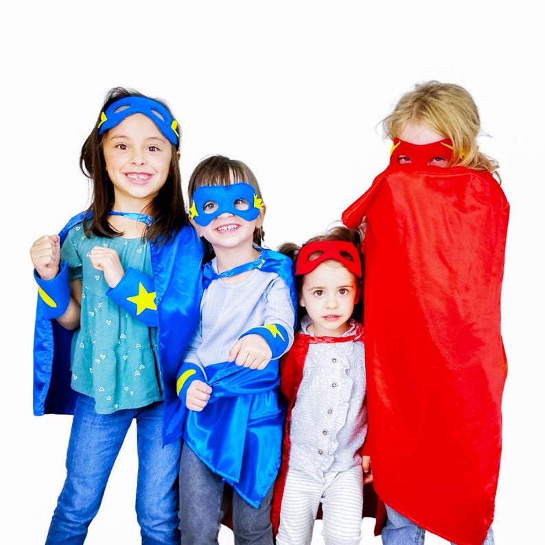 Purple Satin Cape for Kids – Dress-up, Superhero, Royalty Costume ...