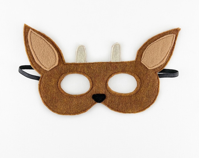 Felt Fawn Mask: Eco-friendly Deer Costume for Kids - Etsy