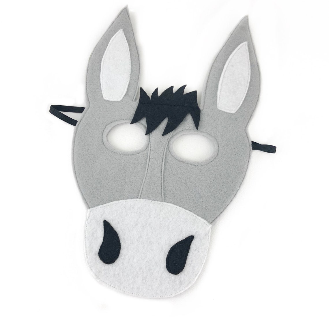 Child's Felt Donkey Mask Halloween Costume School Play - Etsy