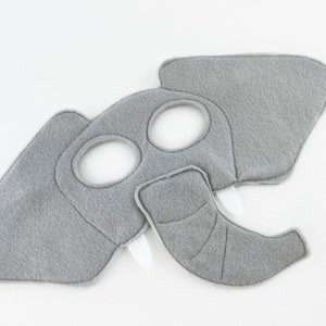 Handmade Felt Elephant Mask and Tail Set: Eco-friendly Kids Costume - Etsy