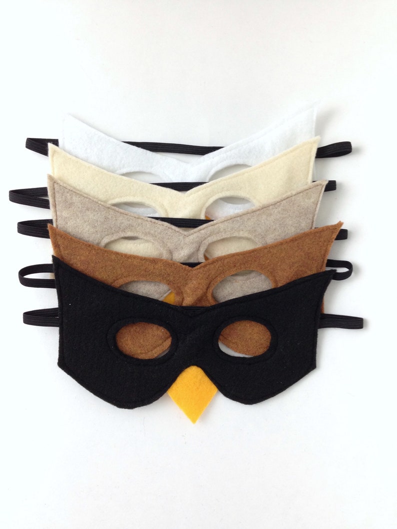 Child's Felt Bird Mask FIVE COLORS AVAILABLE | Etsy