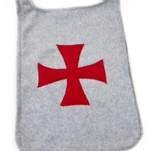 Handmade Kids Gray Fleece Knight Tunic – Medieval Dress-up, Halloween ...