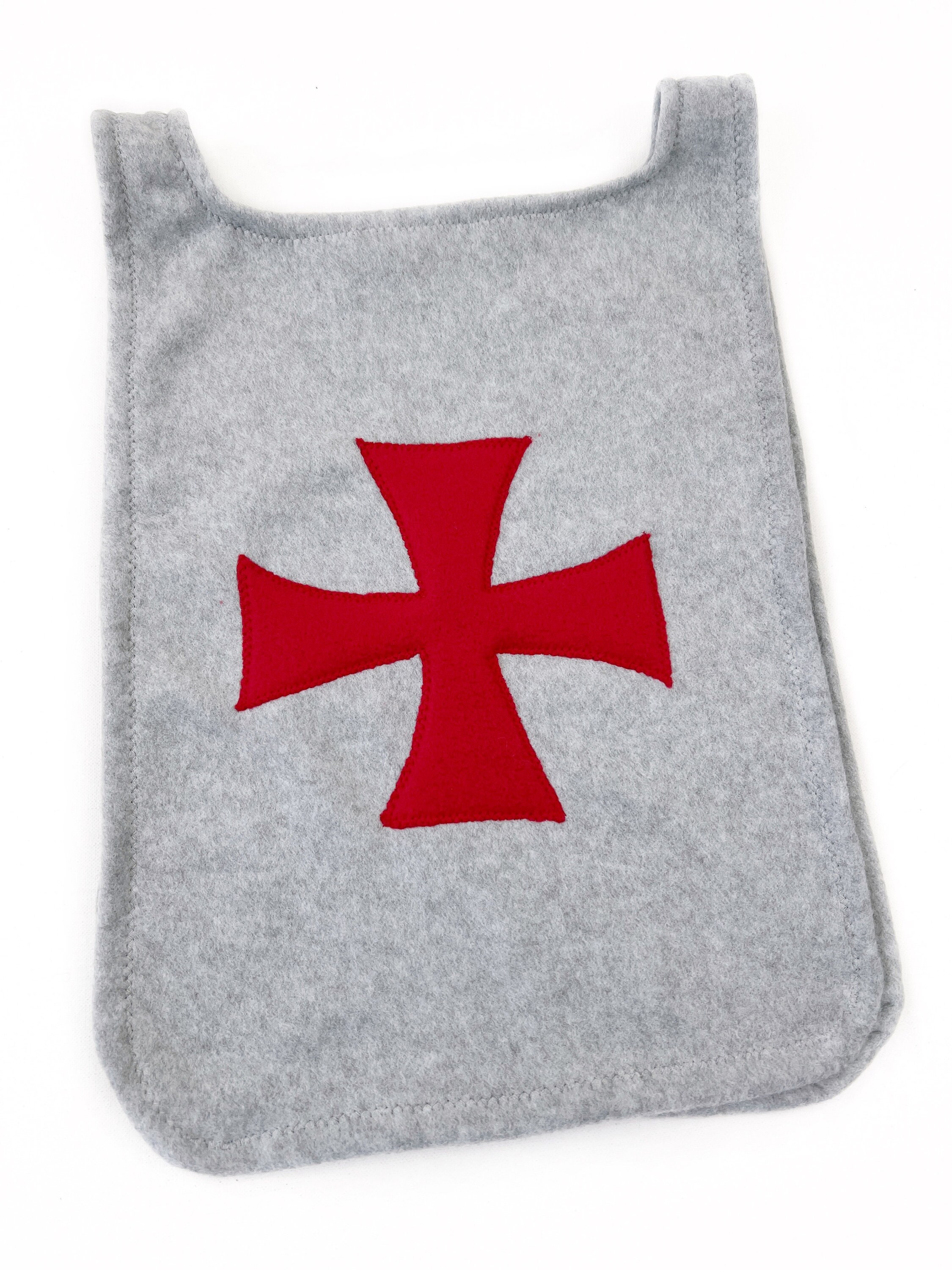 Handmade Kids Gray Fleece Knight Tunic – Medieval Dress-up, Halloween ...