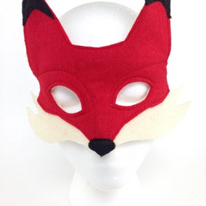 Felt Fox Mask: Eco-friendly Kids Costume, Pretend Play - Etsy