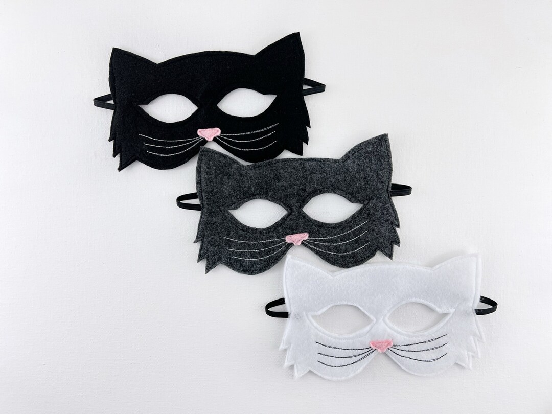 Felt Kitten Mask: Eco-friendly Cat Costume for Kids - Etsy